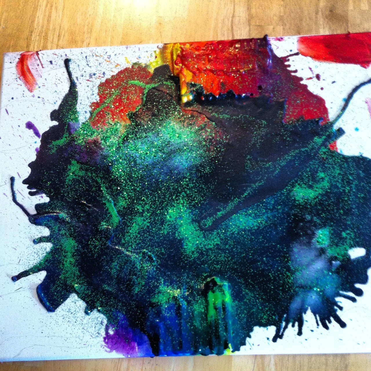Melted Crayon Art Drawing by meckatucka - DragoArt