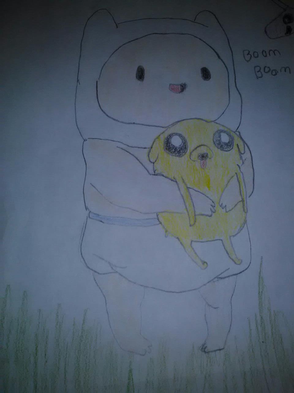 Adventure Time Baby Finn And Jake Drawing by memo90890 - DragoArt