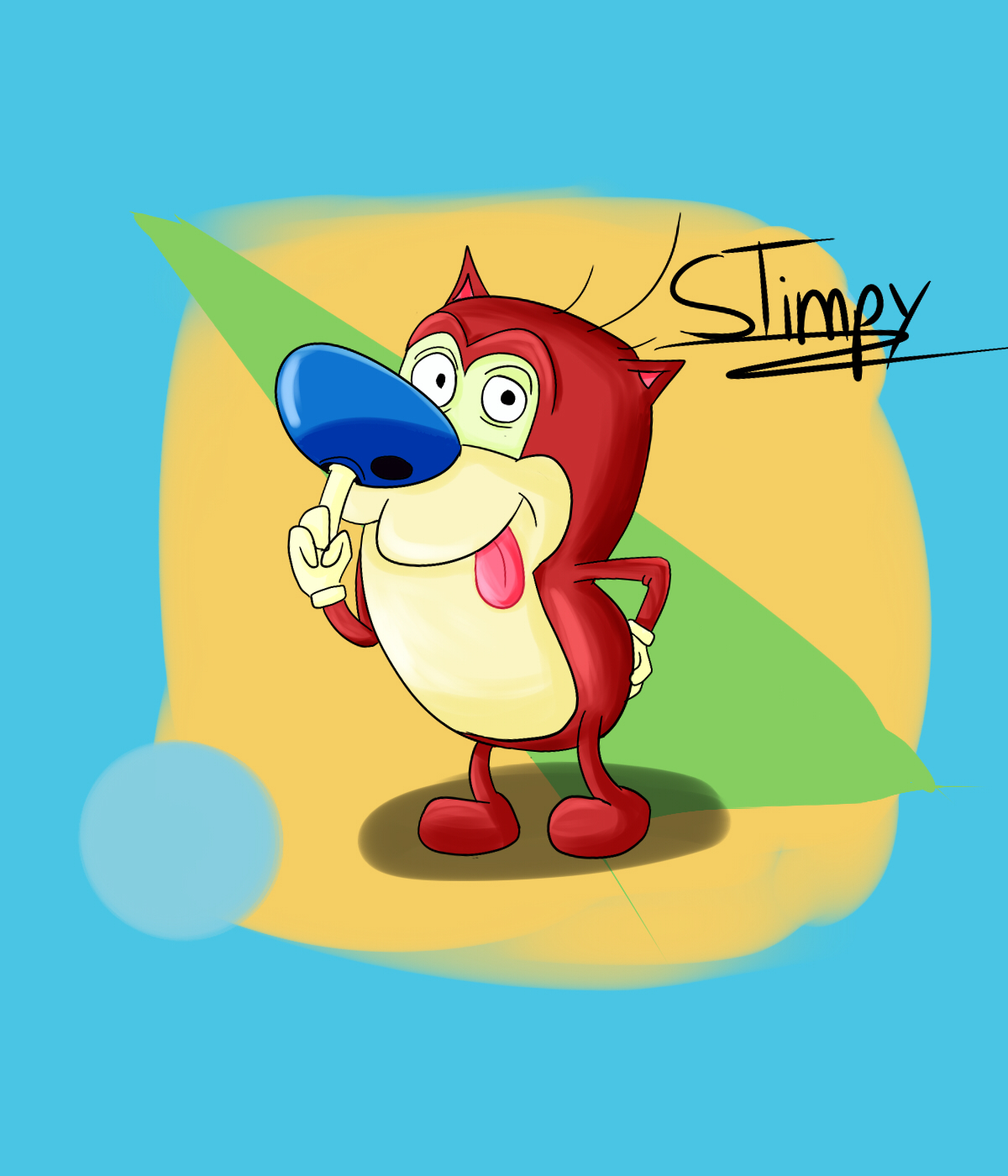 Stimpson J Cat Drawing by PyroToaster - DragoArt