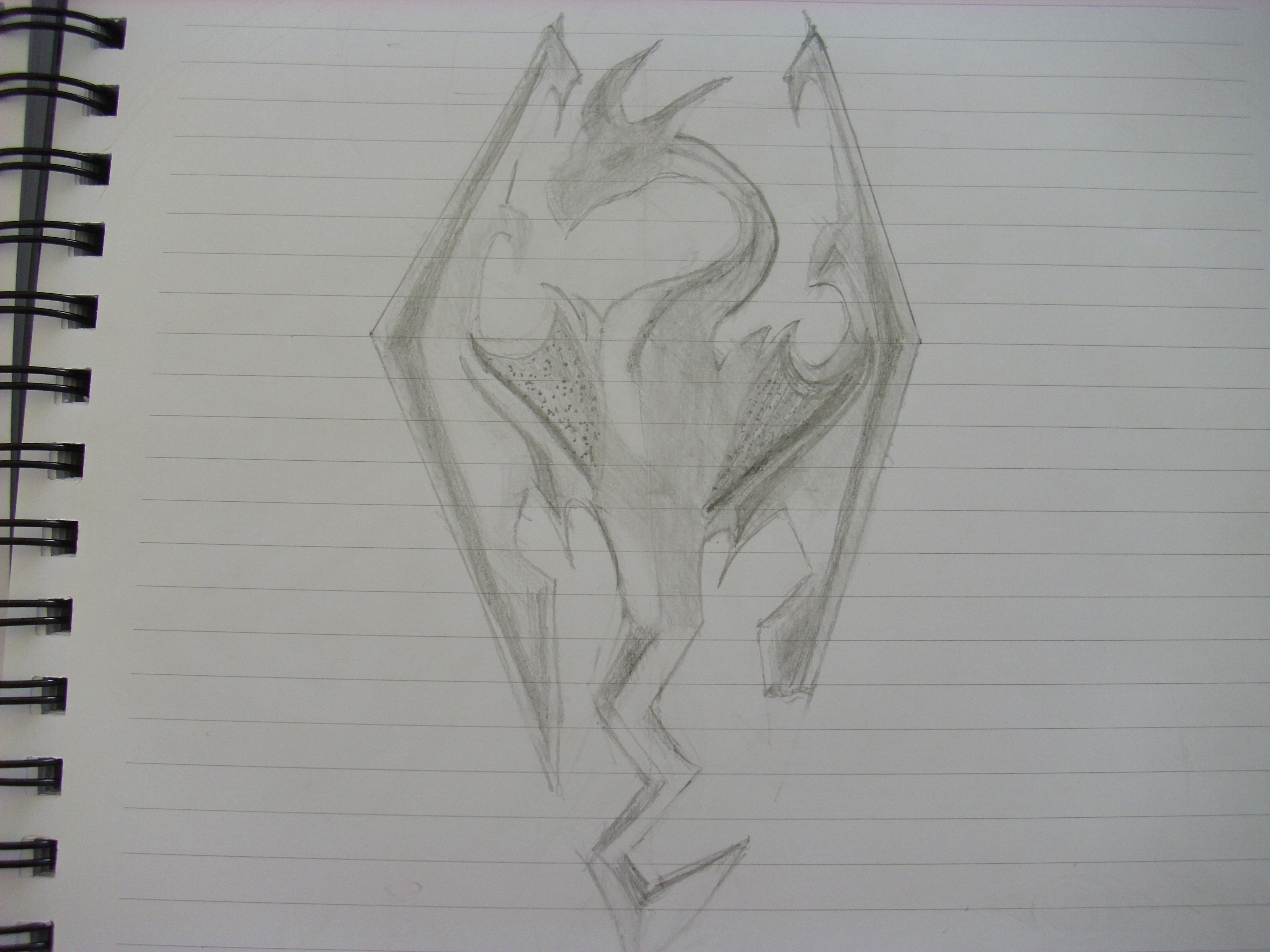 Skyrim Drawing by smegstero - DragoArt