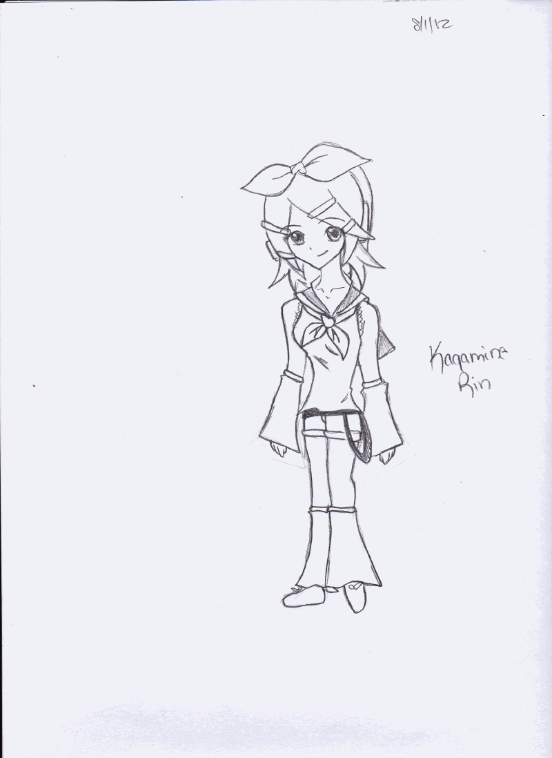 Another Rin Kagamine Picture Drawing by N3K0SRUL3 - DragoArt