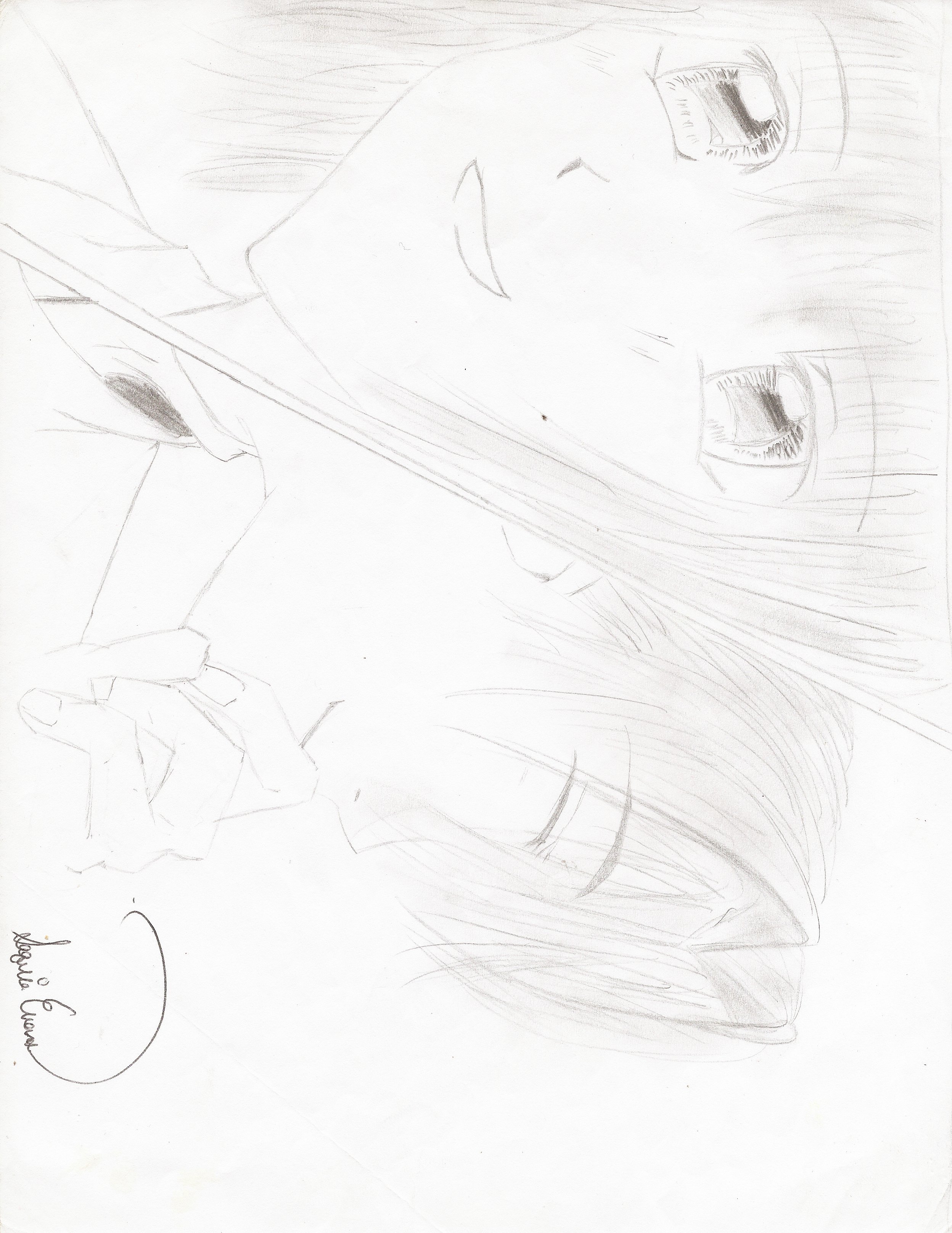 Split Page Anime Boy And Girl Drawing by stixz - DragoArt