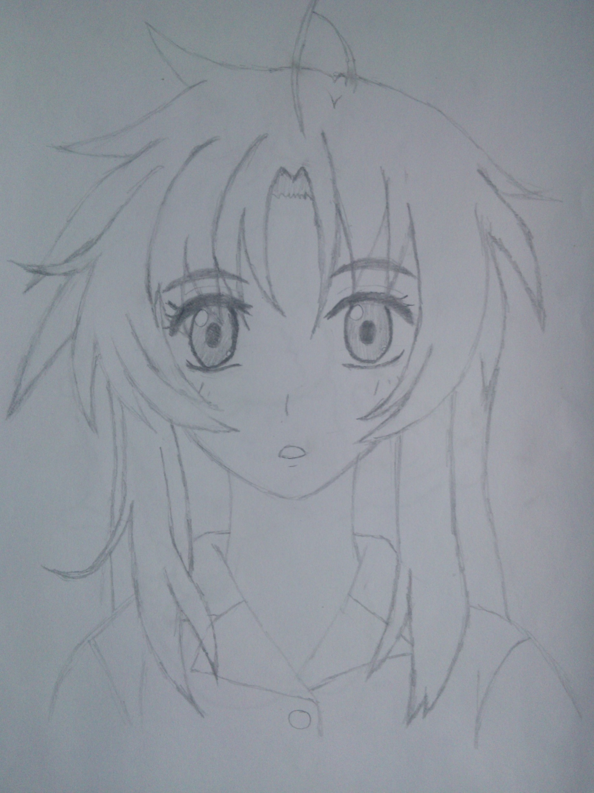 Kaname Chidori Drawing by CzirusJR - DragoArt