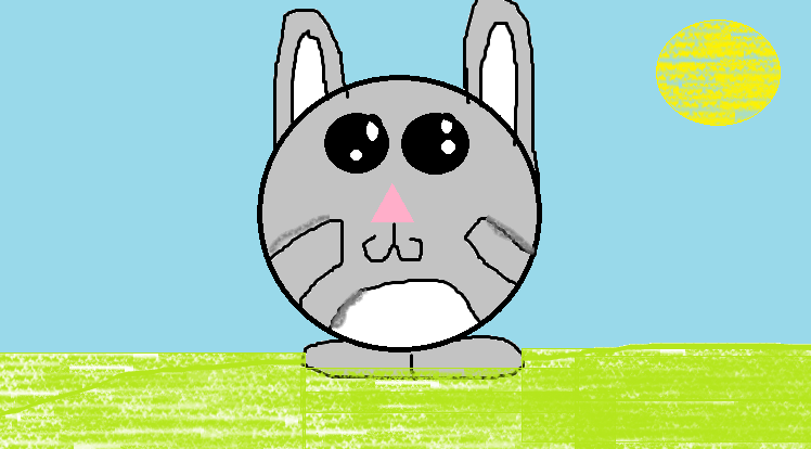 Circle Rabbit Drawing by Charlott3w3asl3y - DragoArt
