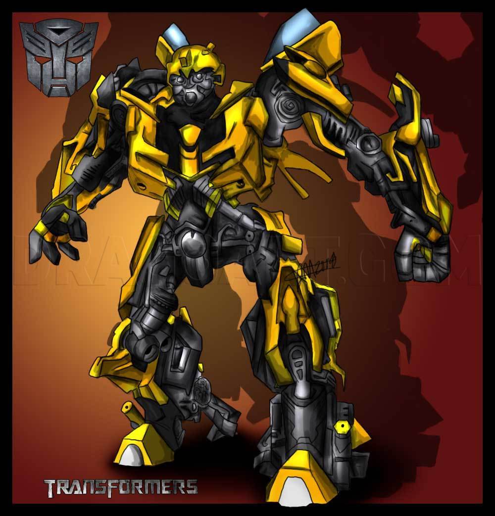 How To Draw Bumblebee Step By Step Drawing Guide By Dawn DragoArt