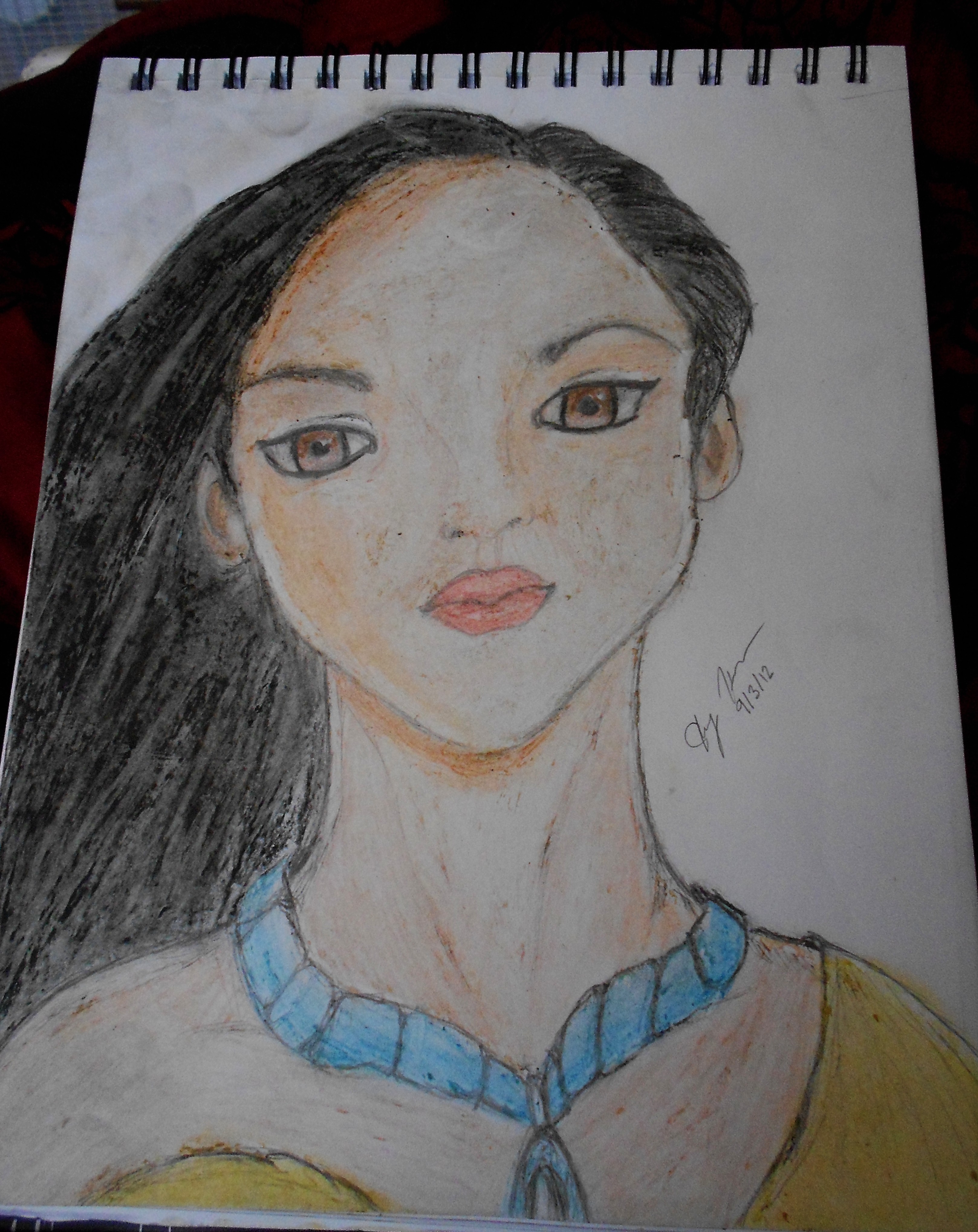 Pocahontas Drawing by DARKANG3L - DragoArt