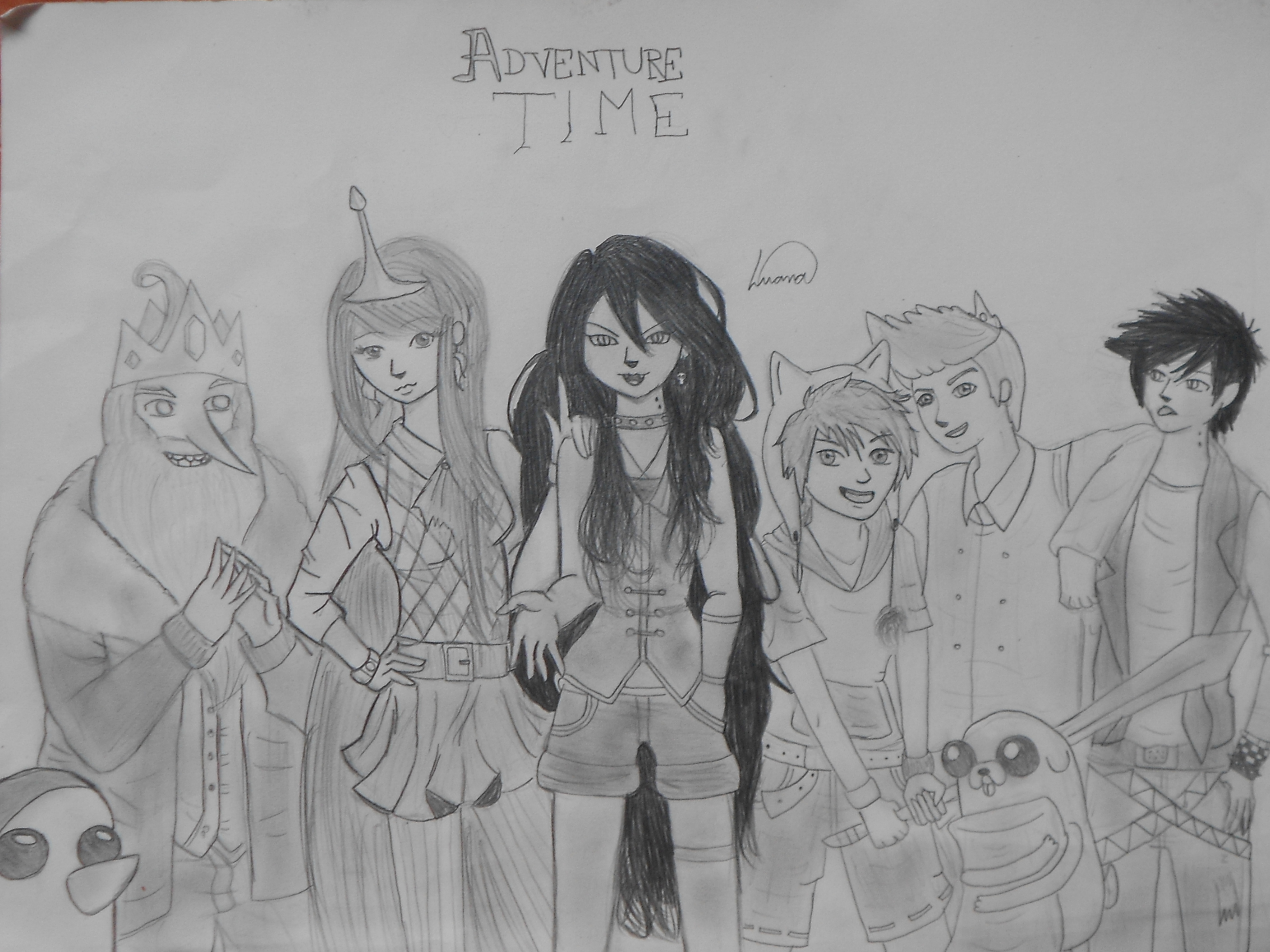 Anime Adventure Time Drawing by The_Reverend - DragoArt