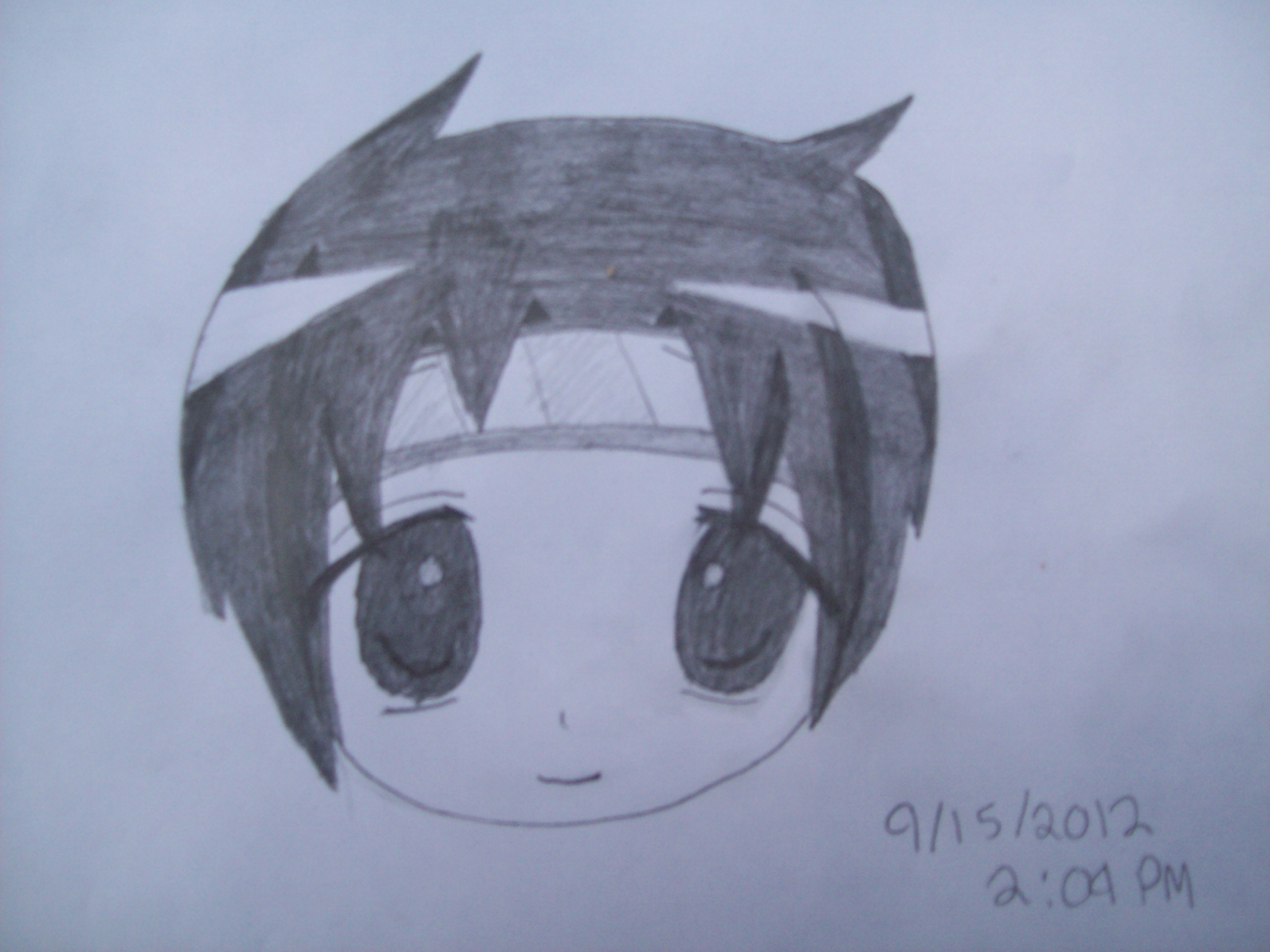 Chibi Sai Head Drawing by HinataIsShy - DragoArt