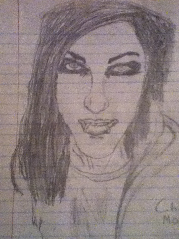 Chris Motionless Drawing by oby07 - DragoArt