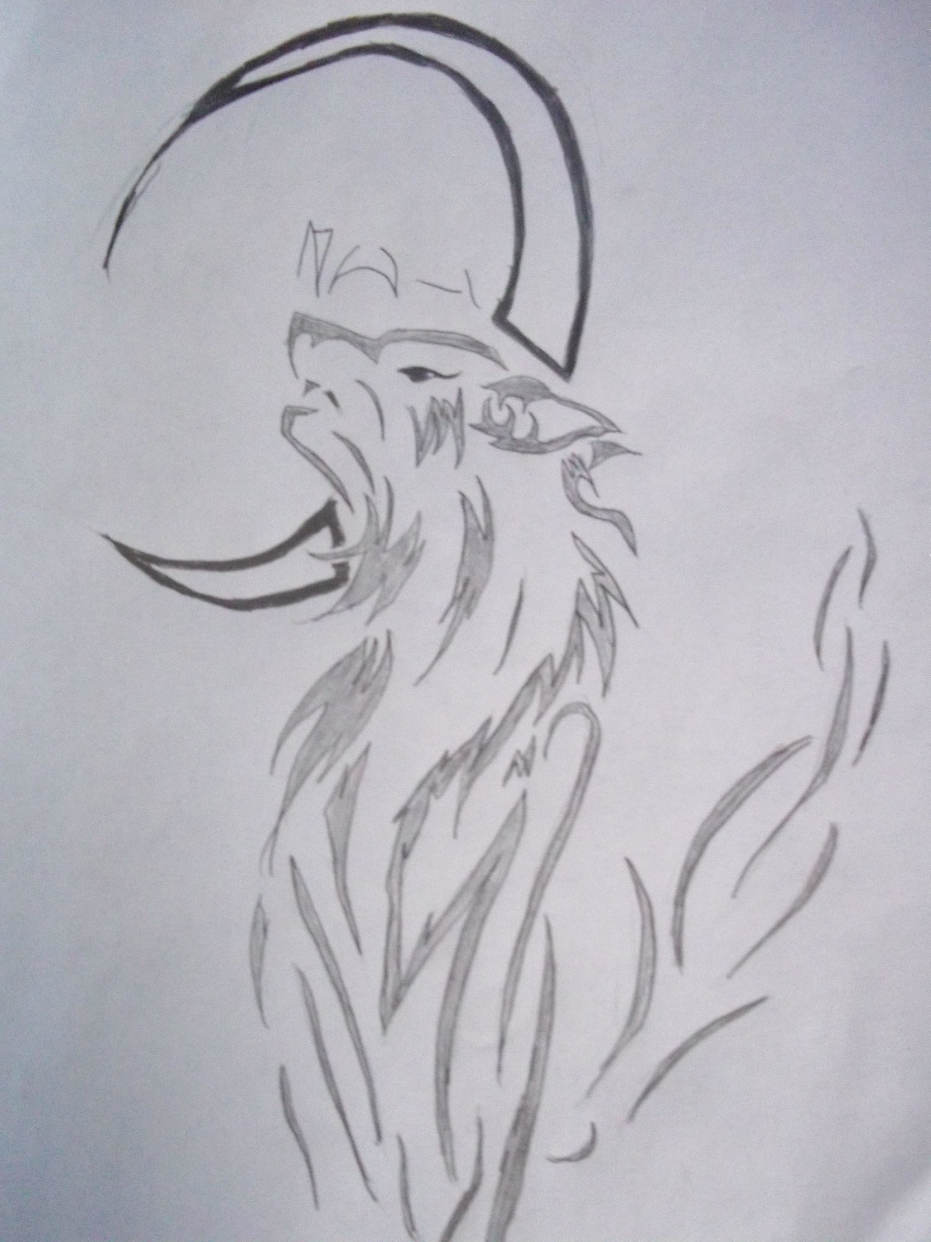 Ghost Wolf Drawing by StarShooter - DragoArt