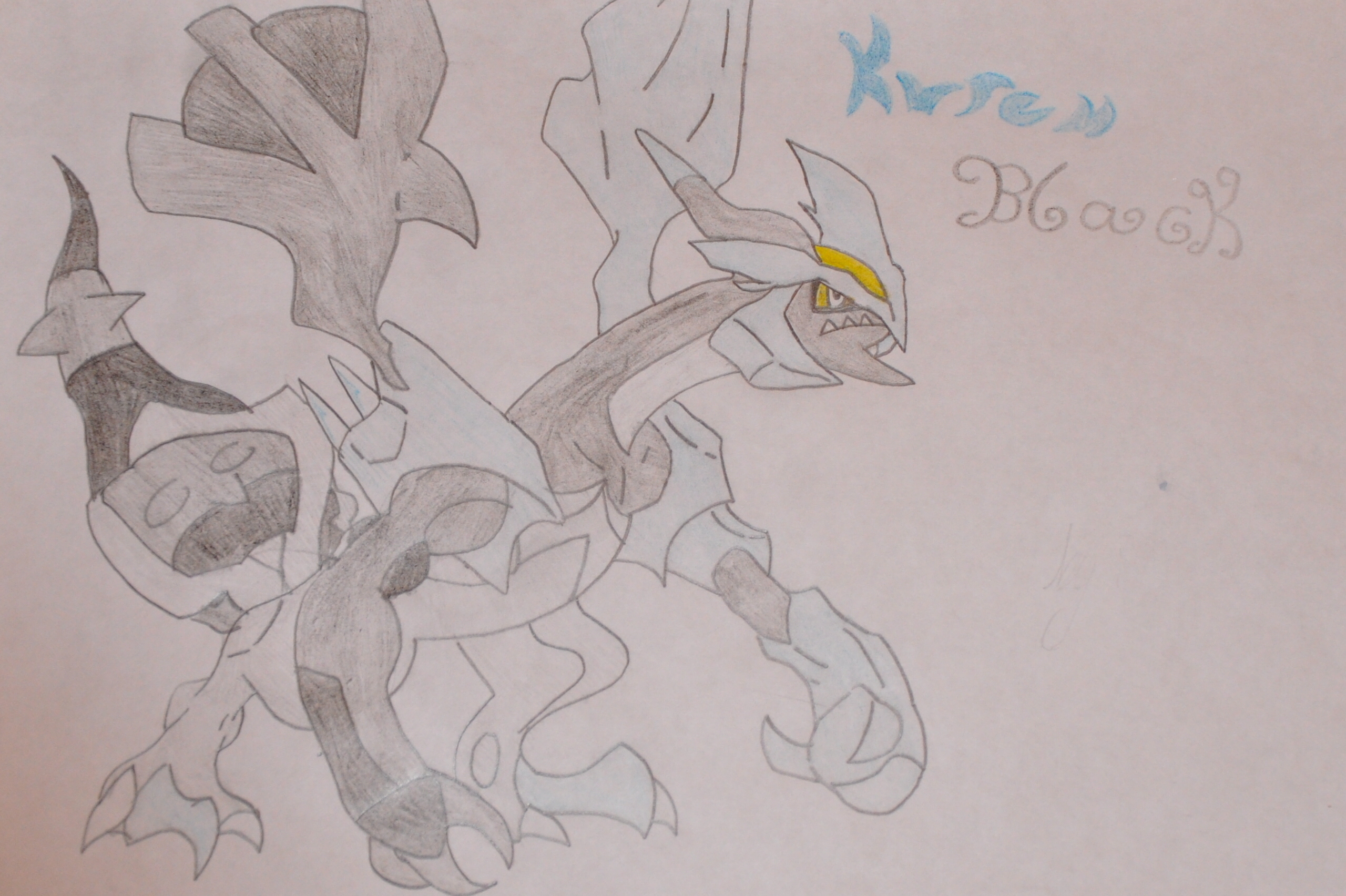Black Kyurem Drawing