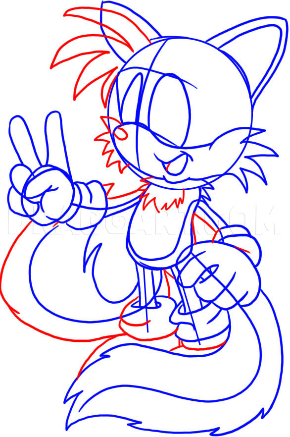 How To Draw Tails By Dawn Dragoart