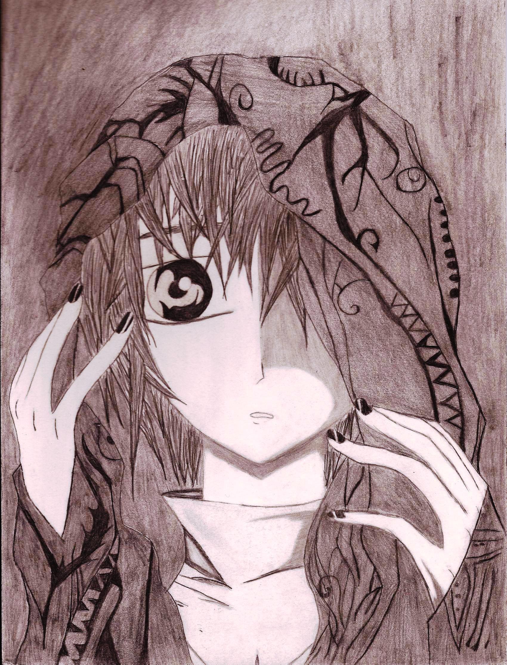 Anime Vampire Drawing by Zerutor - DragoArt