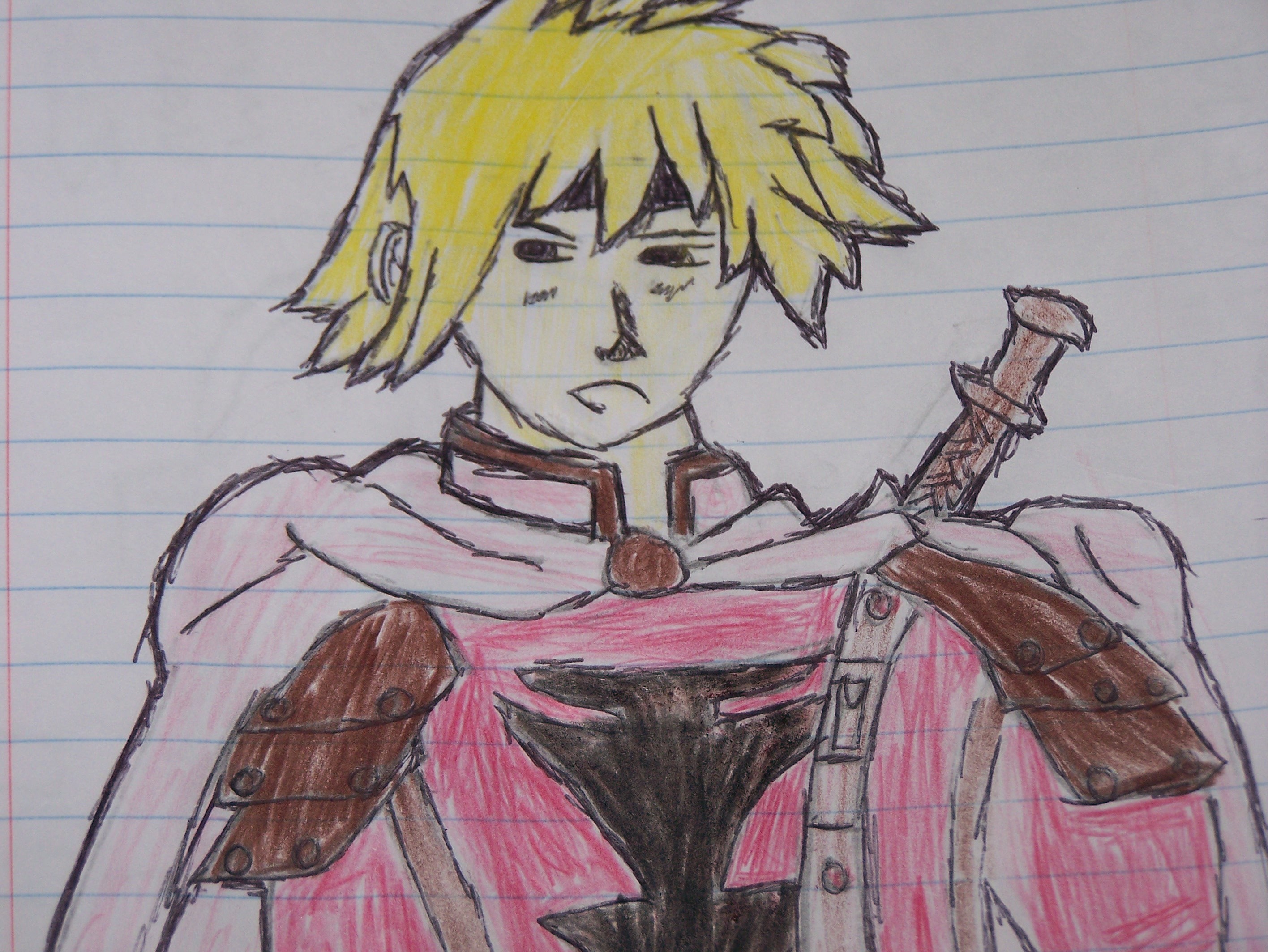 Fantasy Warrior Drawing by CharlesBartman - DragoArt