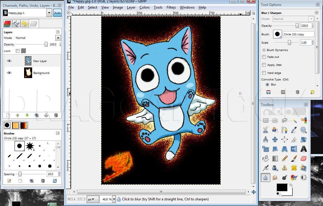 How To Color In Gimp Step By Step Drawing Guide By Kilian DragoArt