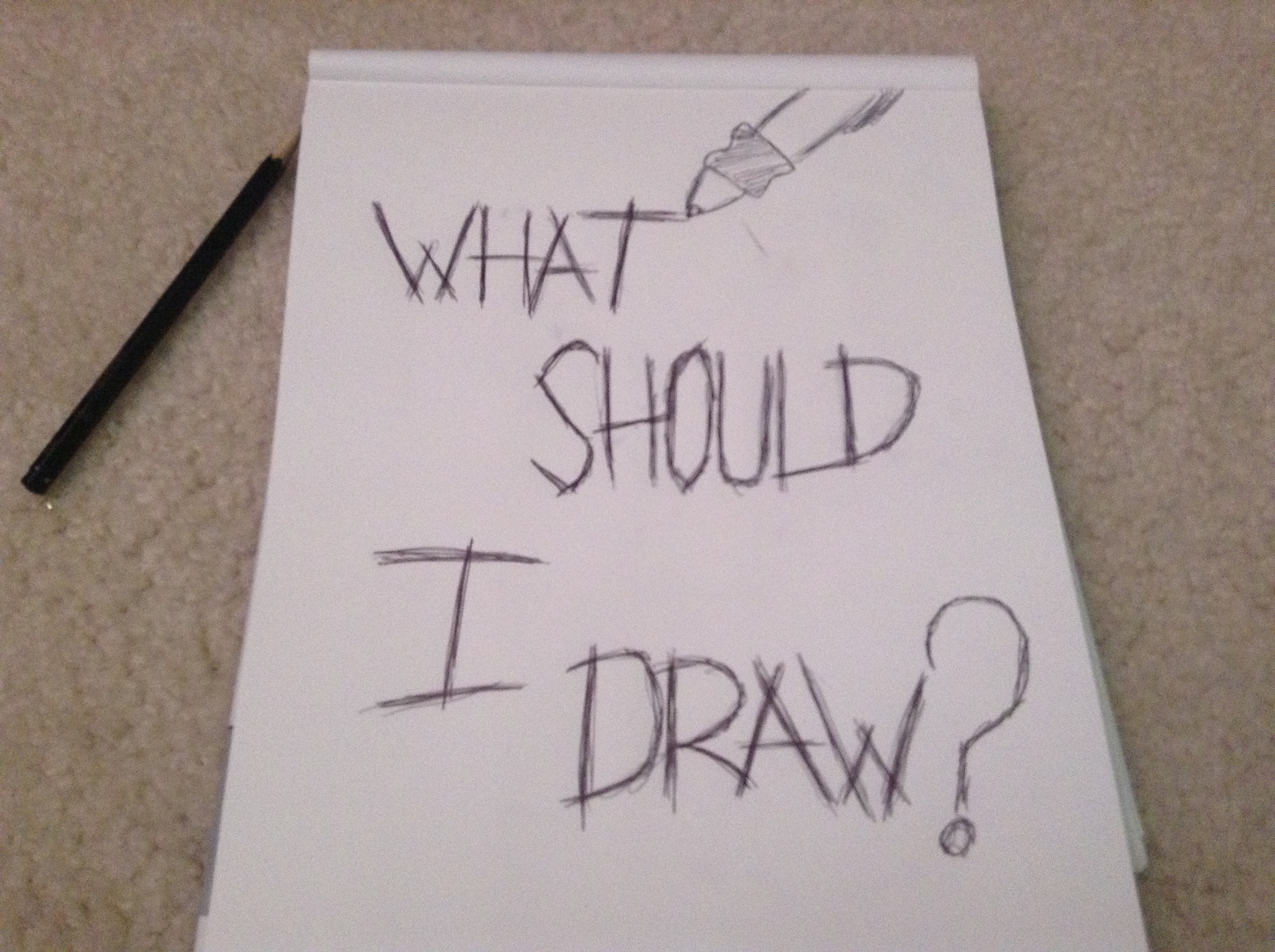 What Should I Draw Drawing by lyricalforever99 - DragoArt