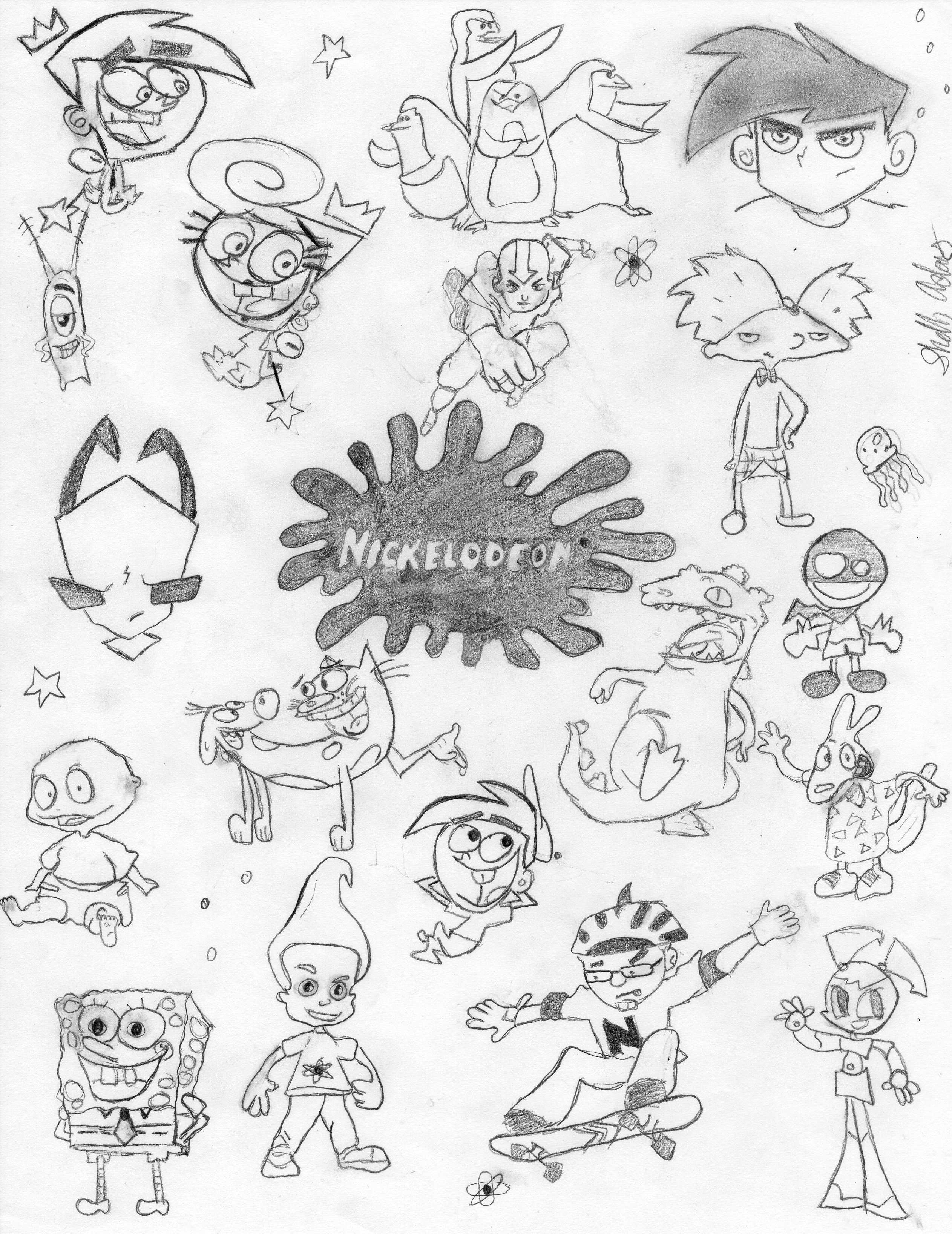 Nickelodeon Collage Drawing by magicalmichelle - DragoArt