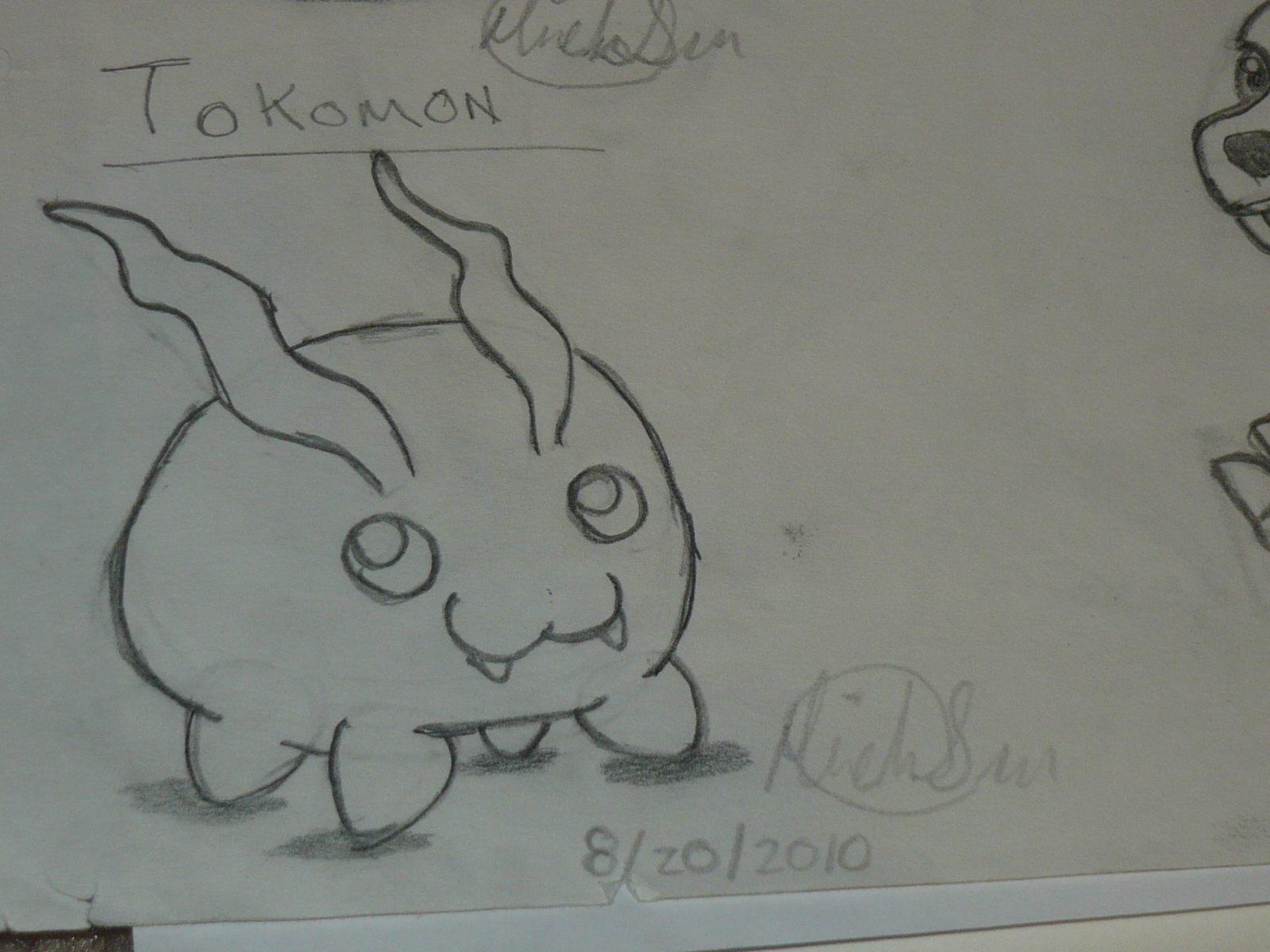 Tokomon Drawing by michellec4 - DragoArt