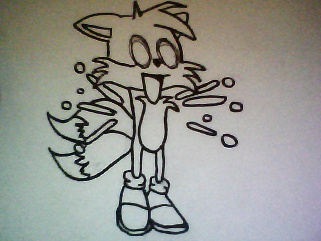 Tails Chibi Drawing by DeadWeazel - DragoArt