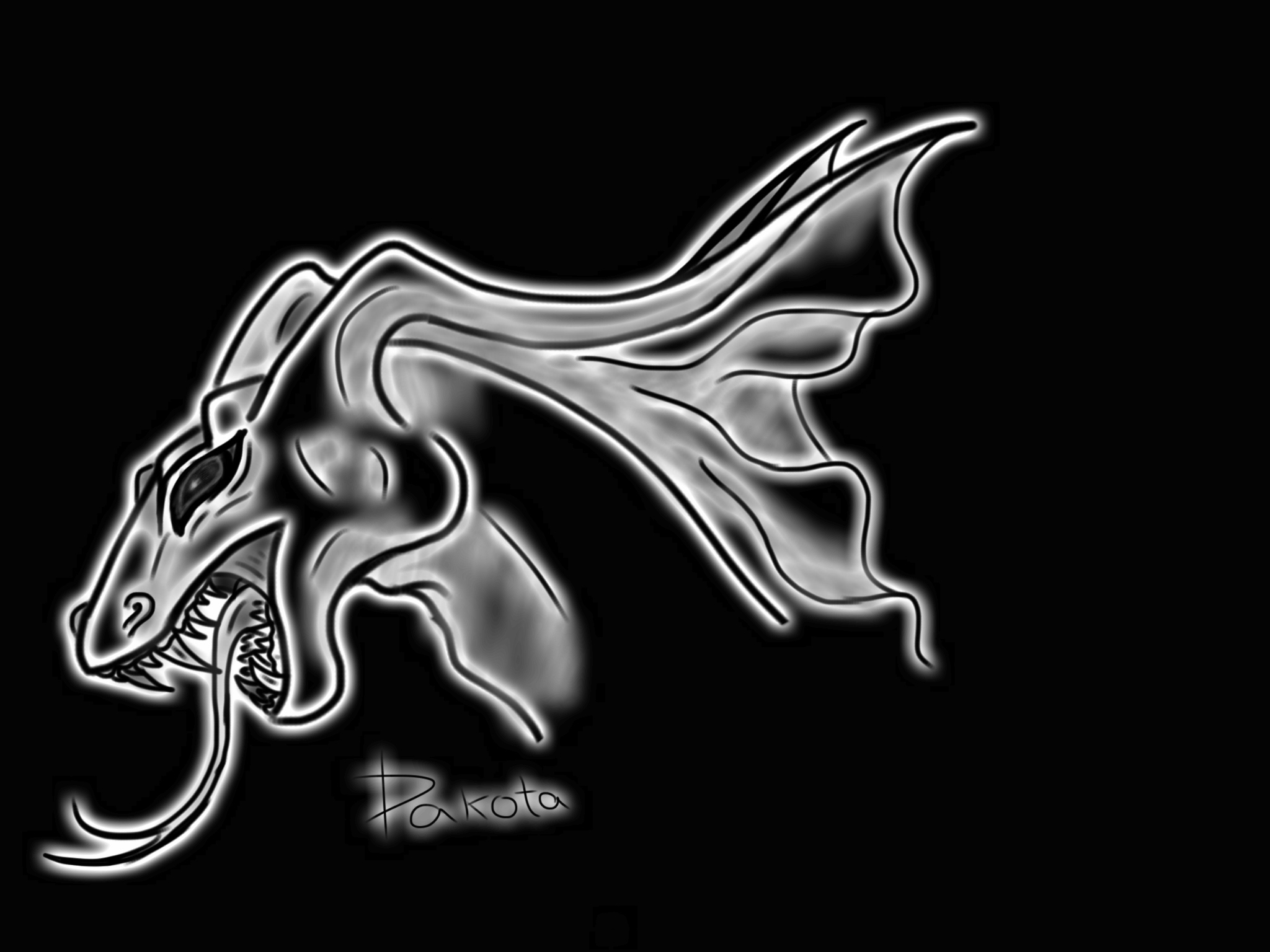 Dakota Drawing by Cmilodonka - DragoArt