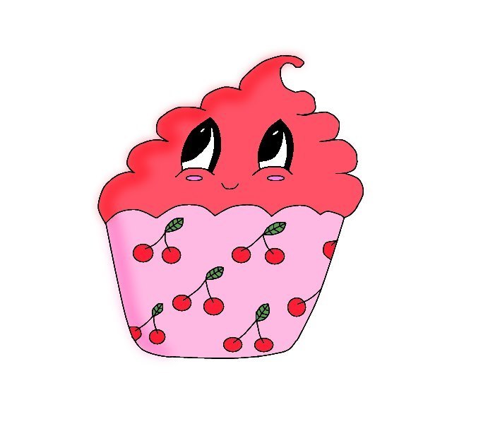 Kawaii Cupcake Drawing by MintieChoccie - DragoArt