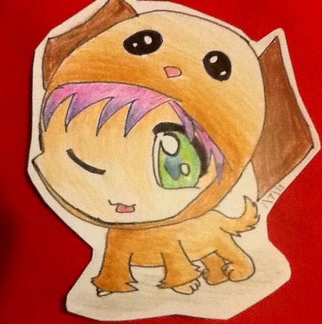 Chibi Puppy Drawing by Soul__Eater - DragoArt