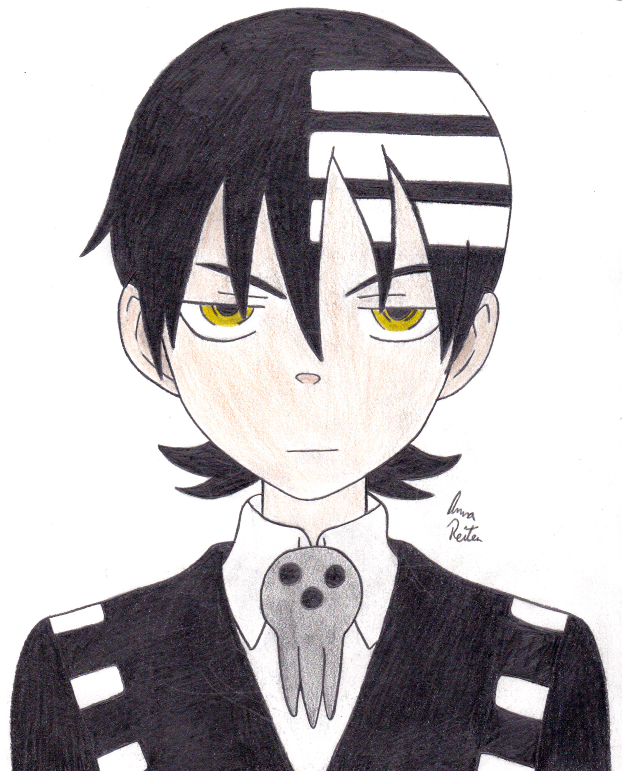 Death The Kid Drawing by AnnaR - DragoArt