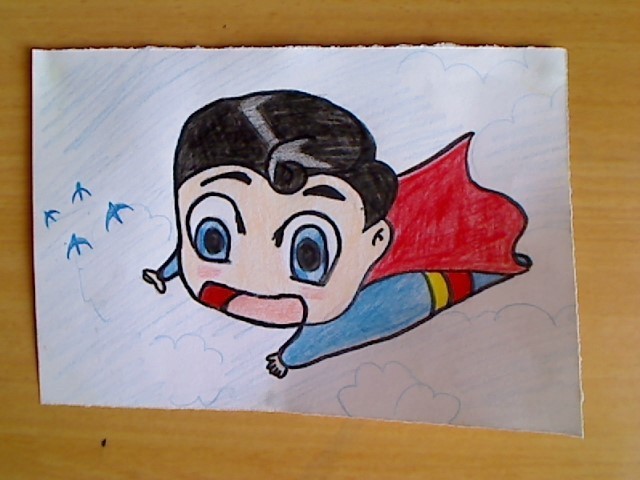Superman Chibi Drawing