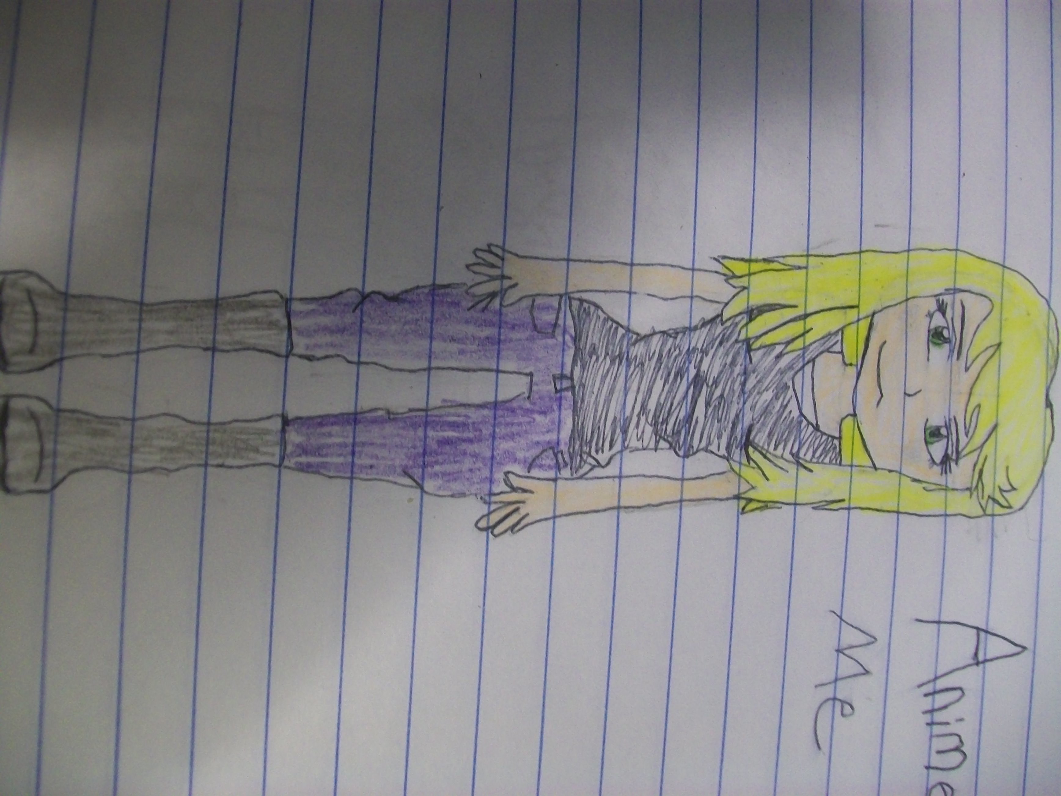 Anime Ish Me Drawing by charmanderswagg - DragoArt