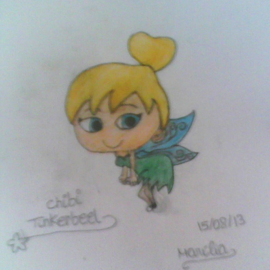 Chibi Tinkerbell Drawing by mariliaP - DragoArt