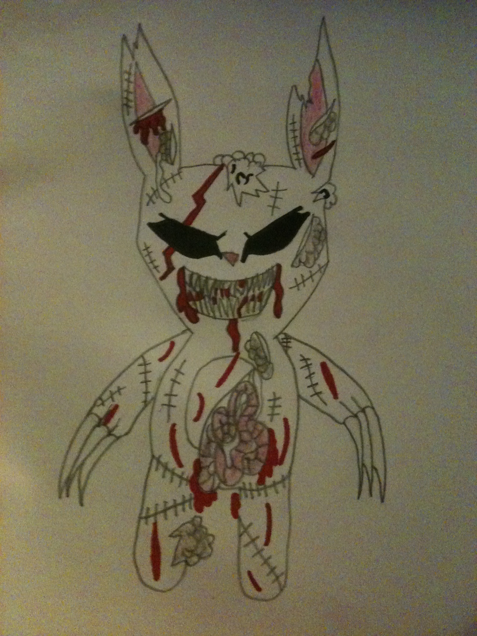 Demon Bunny Drawing by DragonMaster2000 - DragoArt