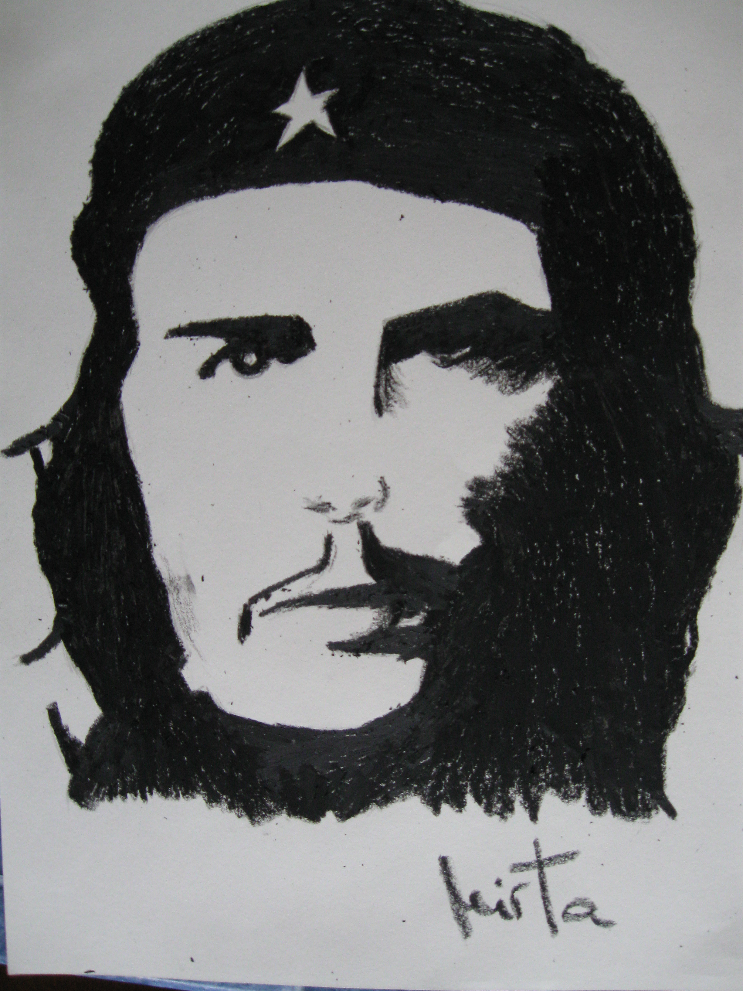 Che Guevara Drawing by blackout - DragoArt