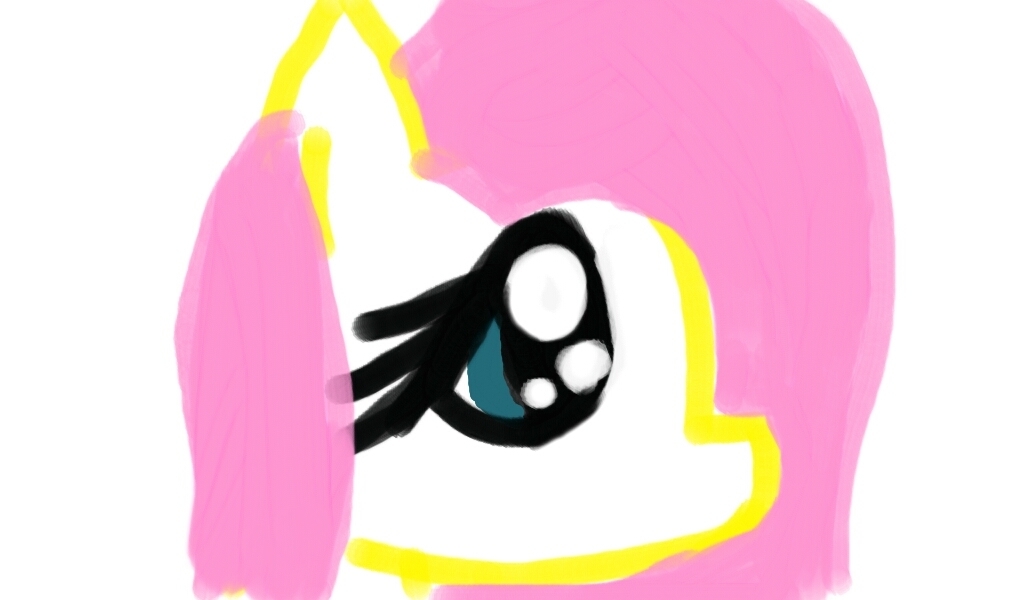 A Chibi Fluttershy Drawing by minun_pokemon - DragoArt