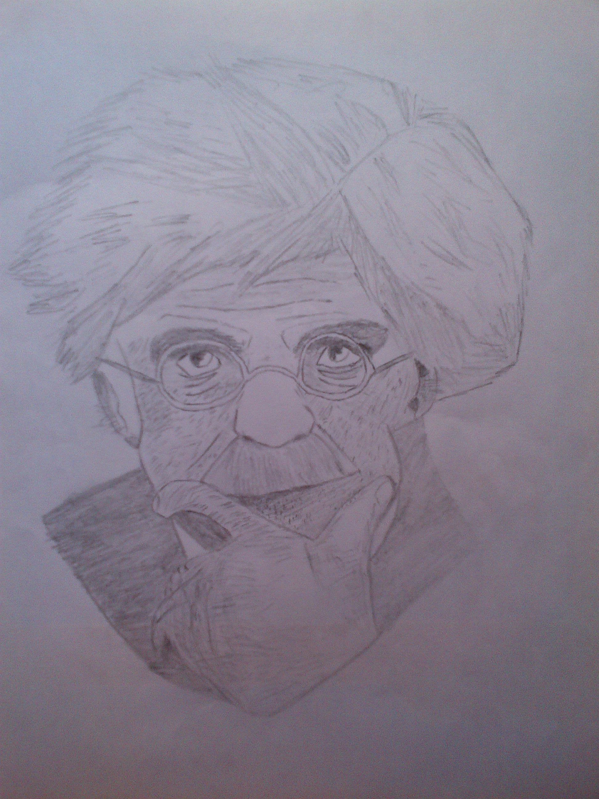 Old Scientist Drawing by sheen - DragoArt