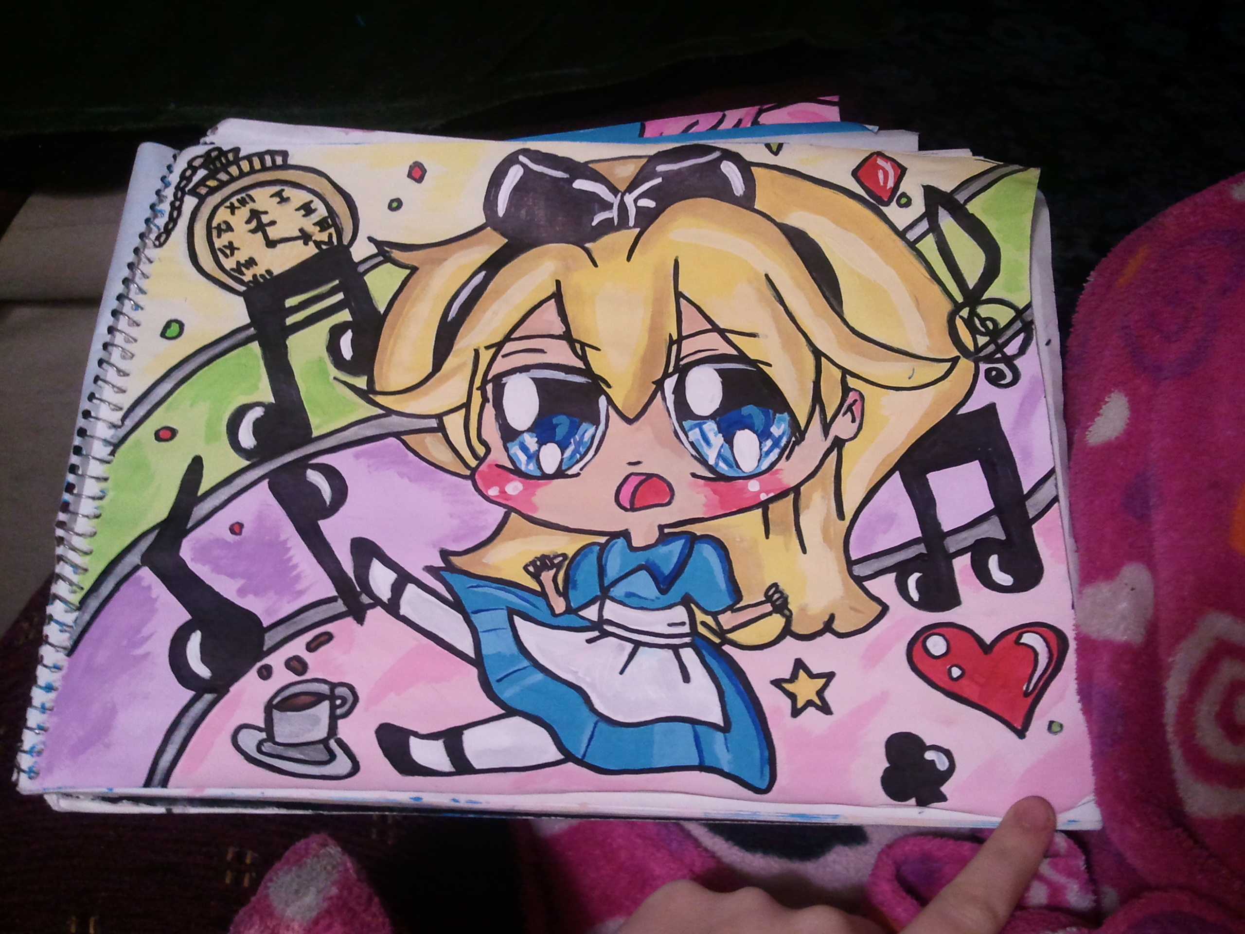Alice Chibi Drawing by rainbow_dash91 - DragoArt