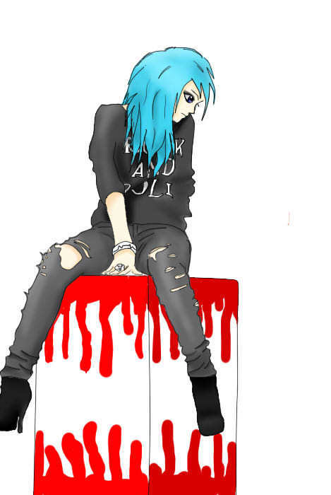 Rocker Girl Drawing by Evarp - DragoArt