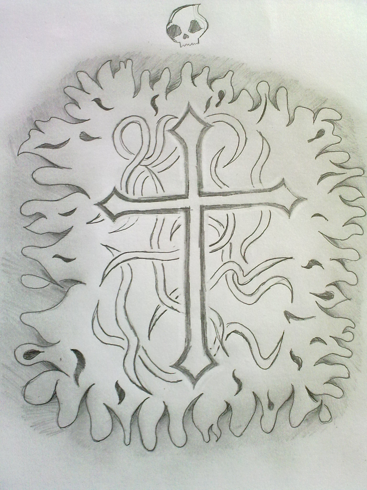 Cross Drawing by TheBoss - DragoArt