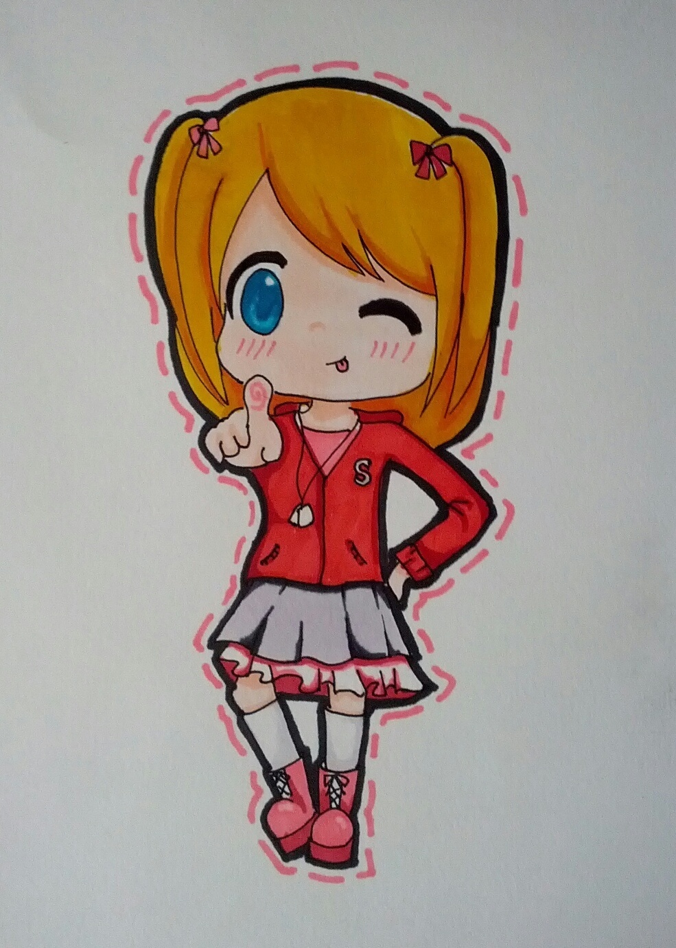 Chibi Drawing by littlebear9281 - DragoArt