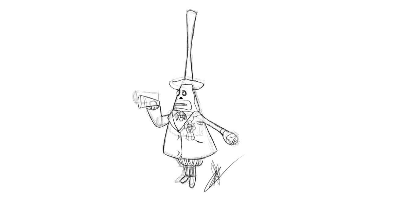 Mayor Sketch Drawing by Ziggy7667 - DragoArt