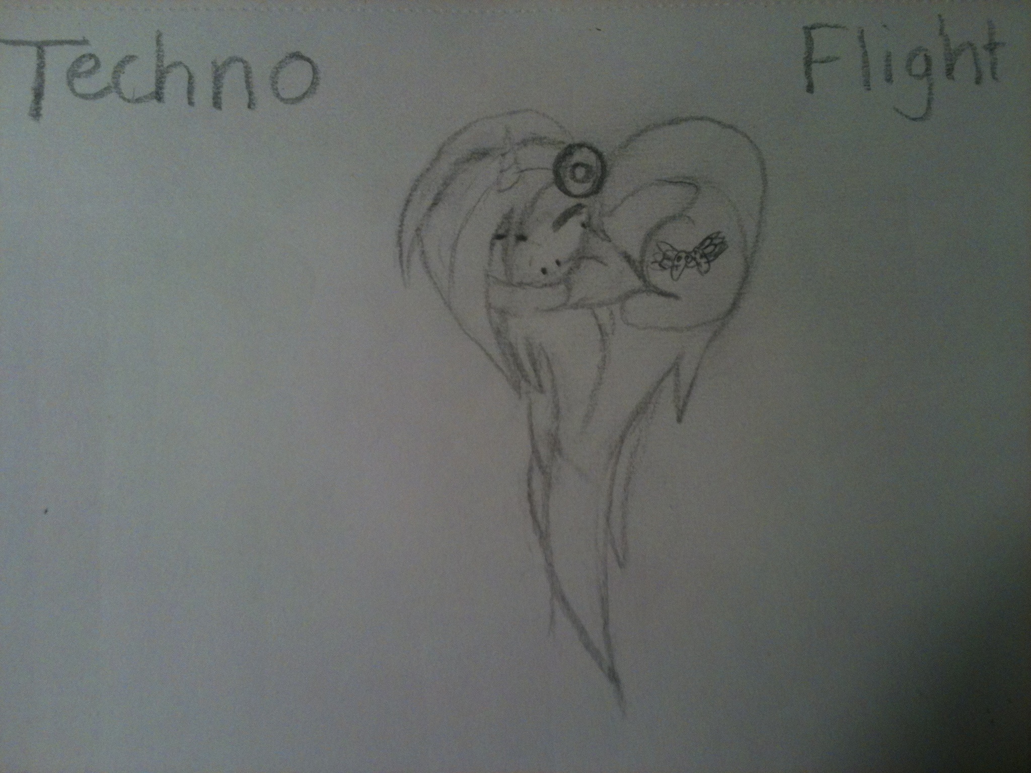 Techno Flight Heart Drawing by TechnoFlight1999 - DragoArt