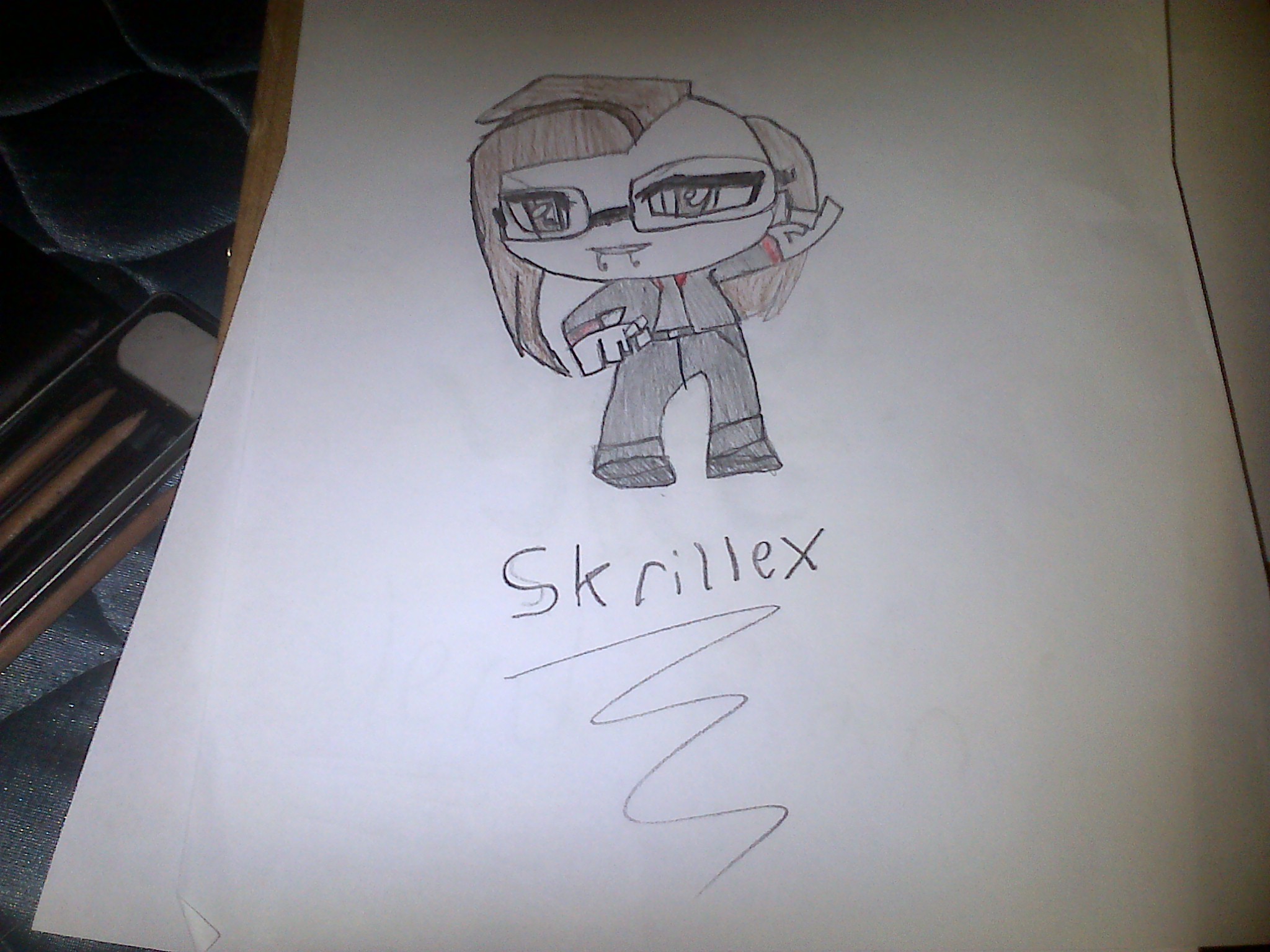 Skrillex Drawing by the_real_slim_shady - DragoArt