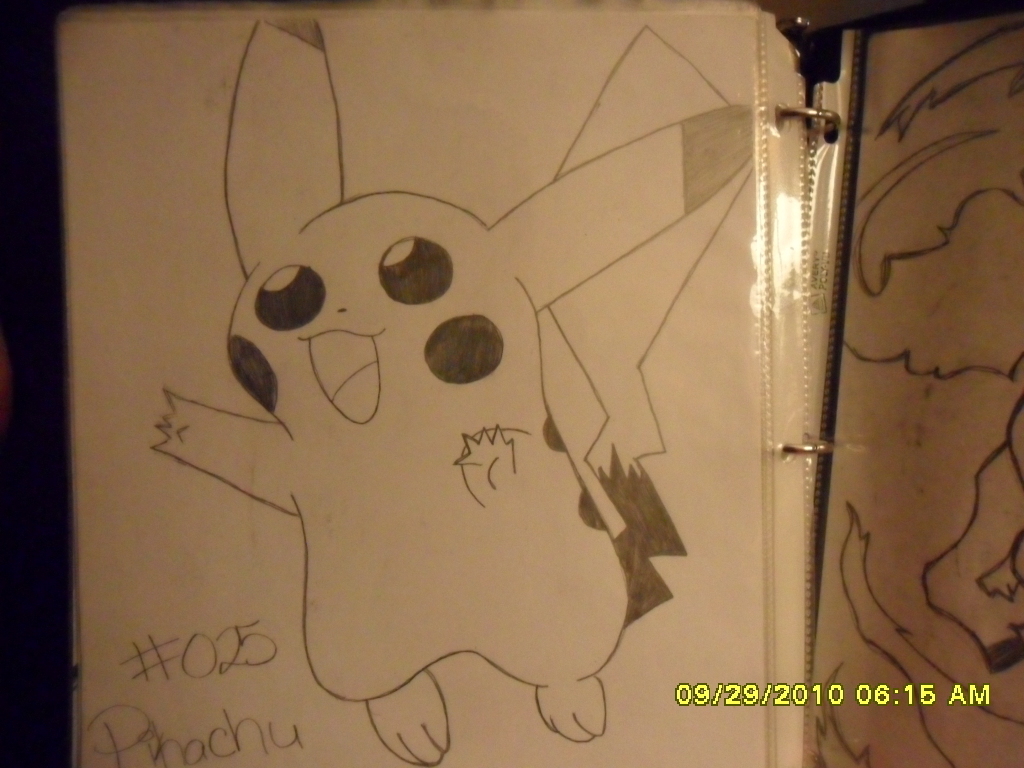 Pikachu Drawing by princessella012 - DragoArt