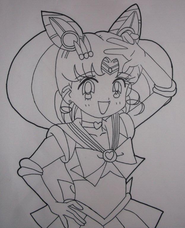 Sailor Mini Moon Drawing by lewdog17 - DragoArt