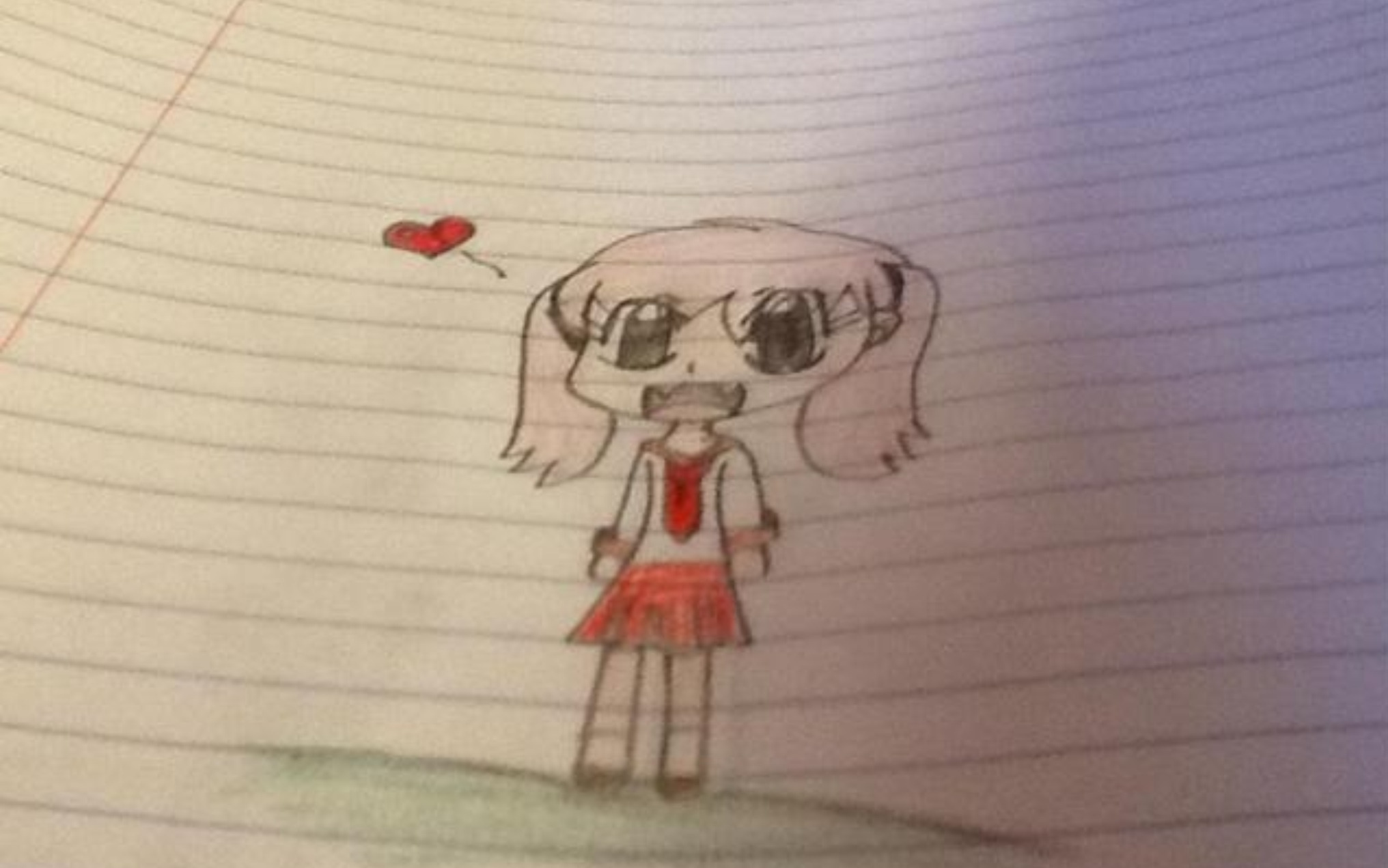 Kawaii Vamp Girl Drawing by Sonic8175 - DragoArt