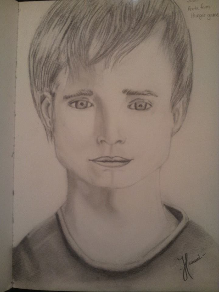 Peeta Mellark From Hunger Games Drawing by HaniTripleH - DragoArt