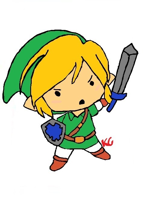 Chibi Link Drawing by kbailey232 - DragoArt