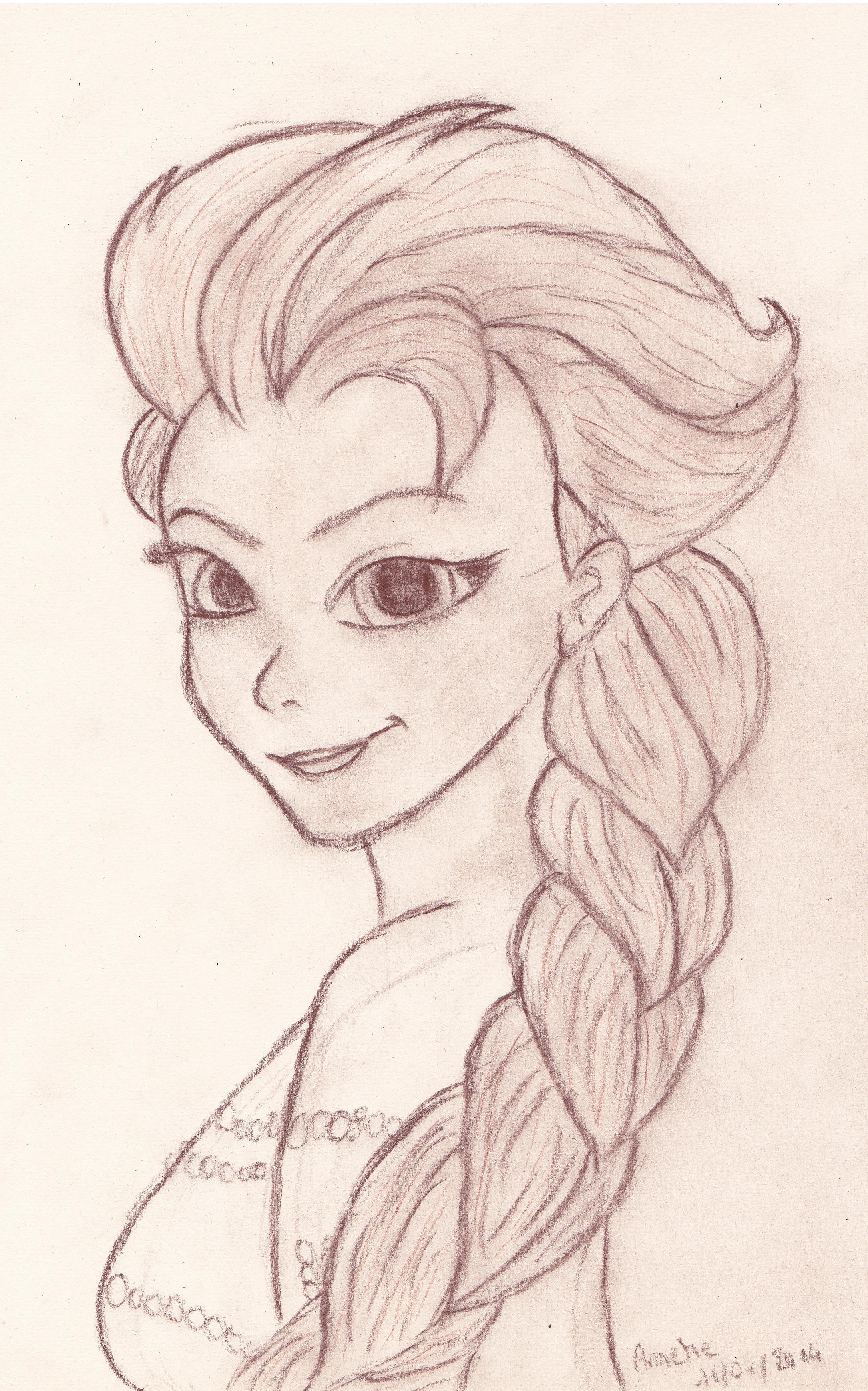 Elza Drawing by Dreams_CaN_c0me_true - DragoArt