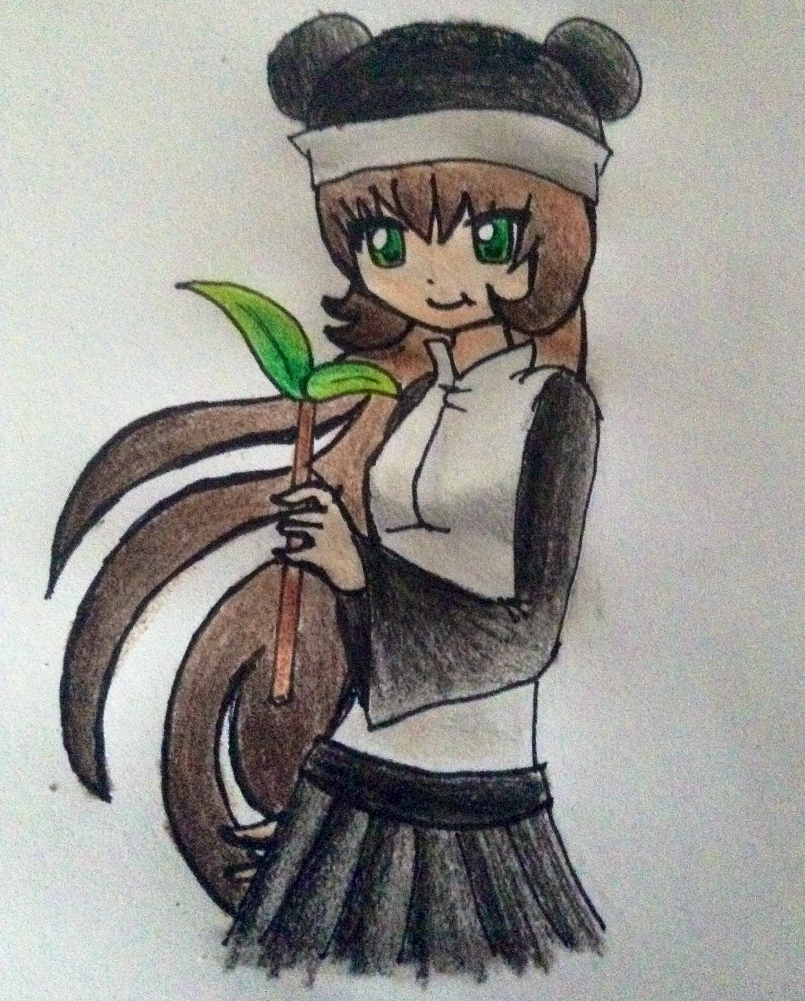 Anime Panda Girl Drawing by Soul__Eater - DragoArt