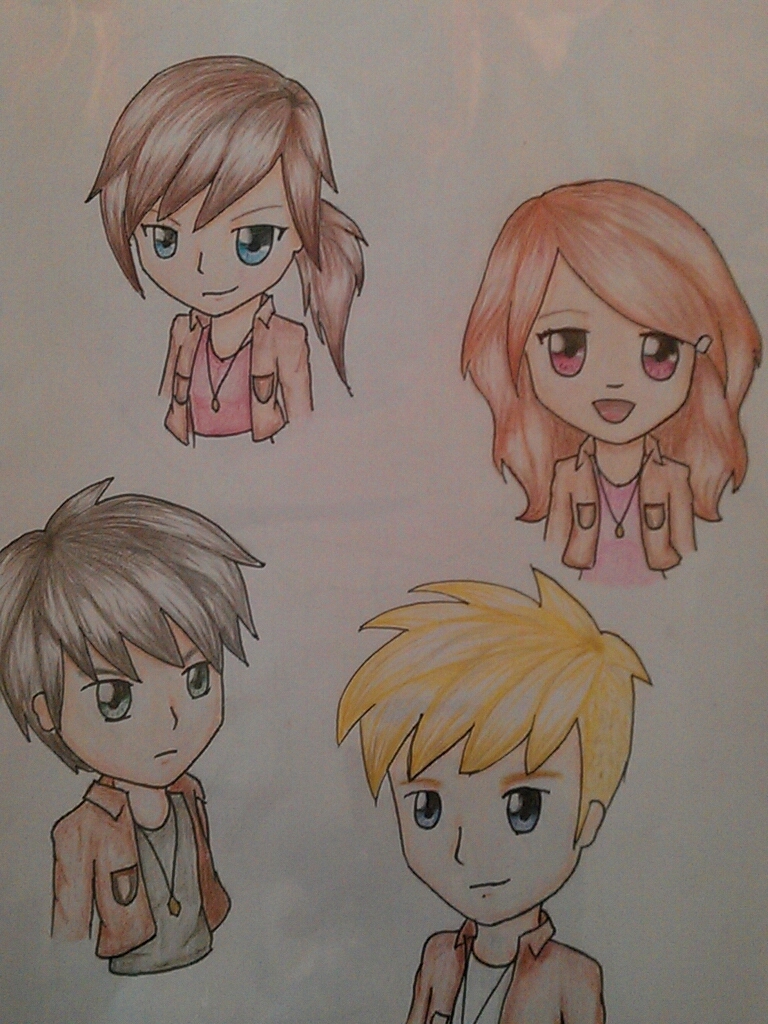 Chibi Characters Drawing by Animatrix - DragoArt