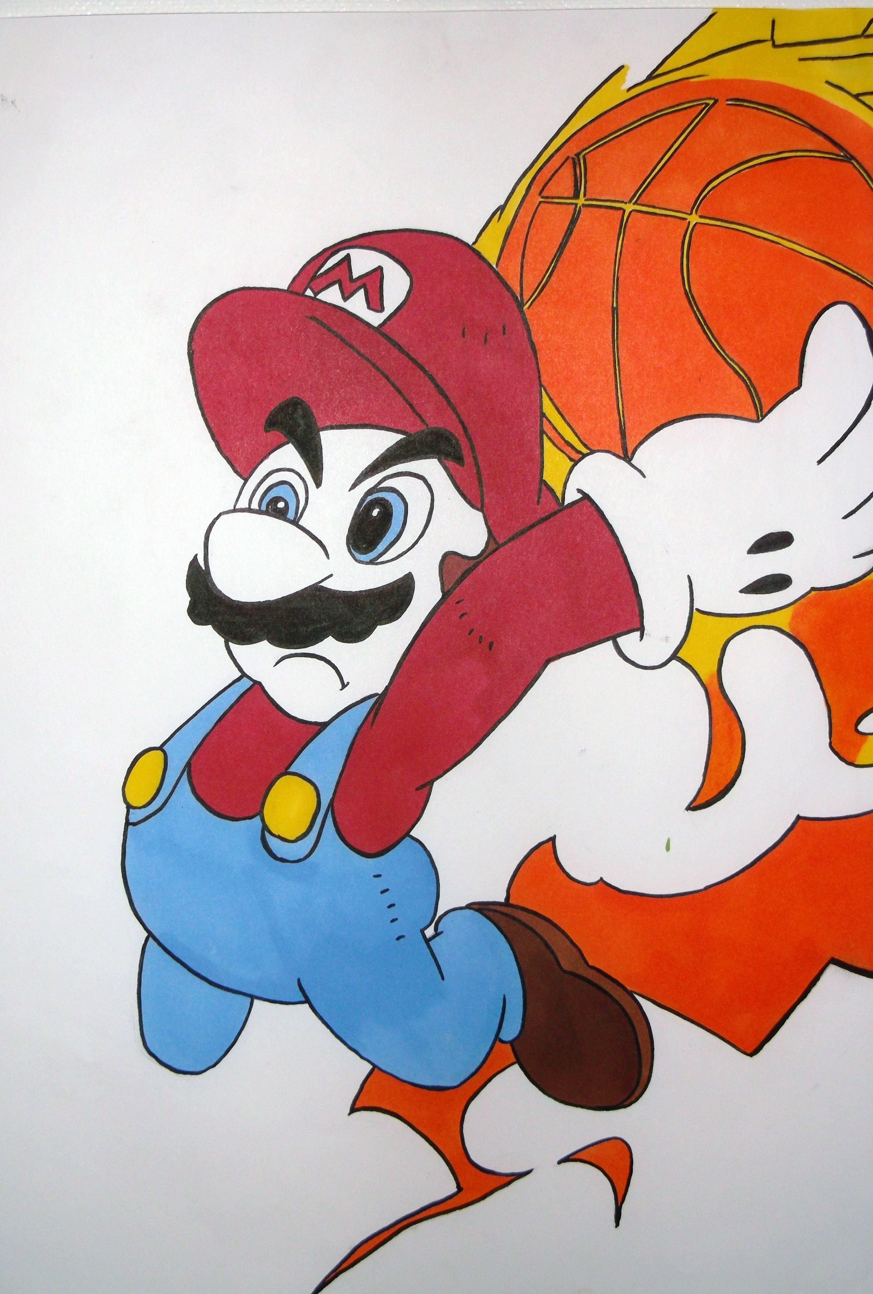 Mario Drawing by lewdog17 - DragoArt